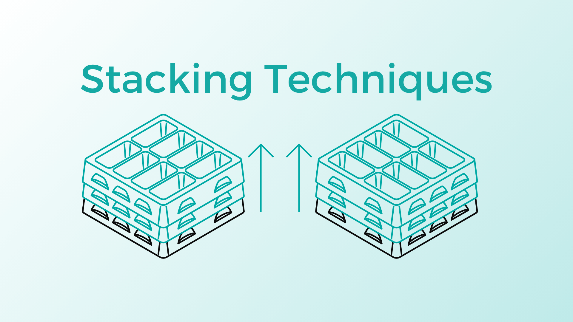 Using stacking methods correctly for trays | "formary"